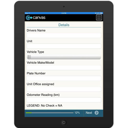 Vehicle Inspection Checklist (Philippines) Form Mobile App - iPhone ...
