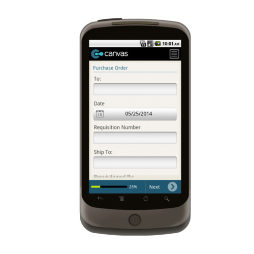 Purchase Order Form (Generic - Very Simple) Form Mobile App - iPhone ...
