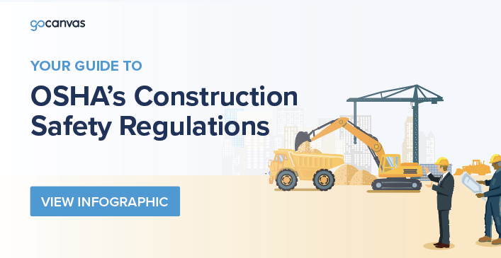 OSHA Construction Safety Regulations Infographic - GoCanvas