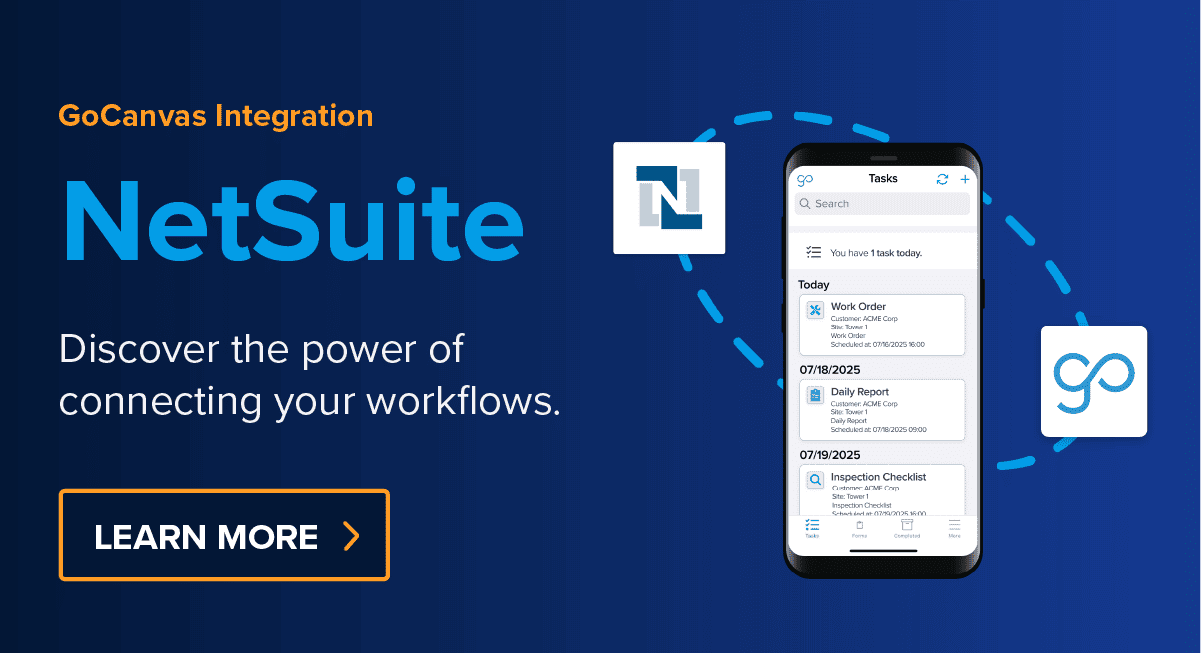 Seamless Integration of GoCanvas with NetSuite ERP